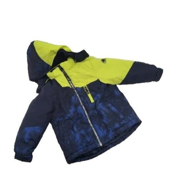 Snozu | Jackets & Coats | Snozu Weatherproof Blue Neon Yellow Removable ...